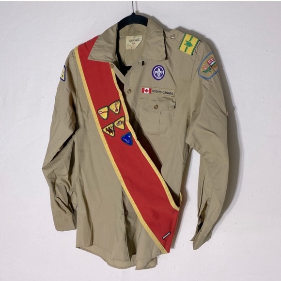 Vintage | Shirts & Tops | Vintage Scouts Canada By Todd Tan Button Up ...